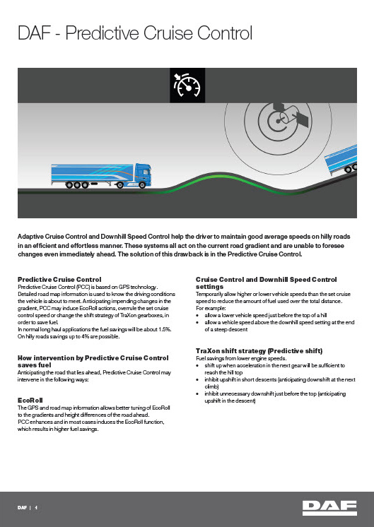 Seguridad y comodidad del XF de DAF - DAF Vehiculos Industriales