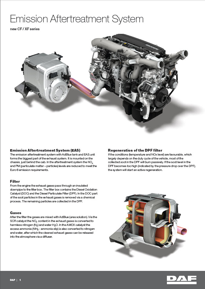 Línea motriz del CF de DAF - DAF Vehiculos Industriales