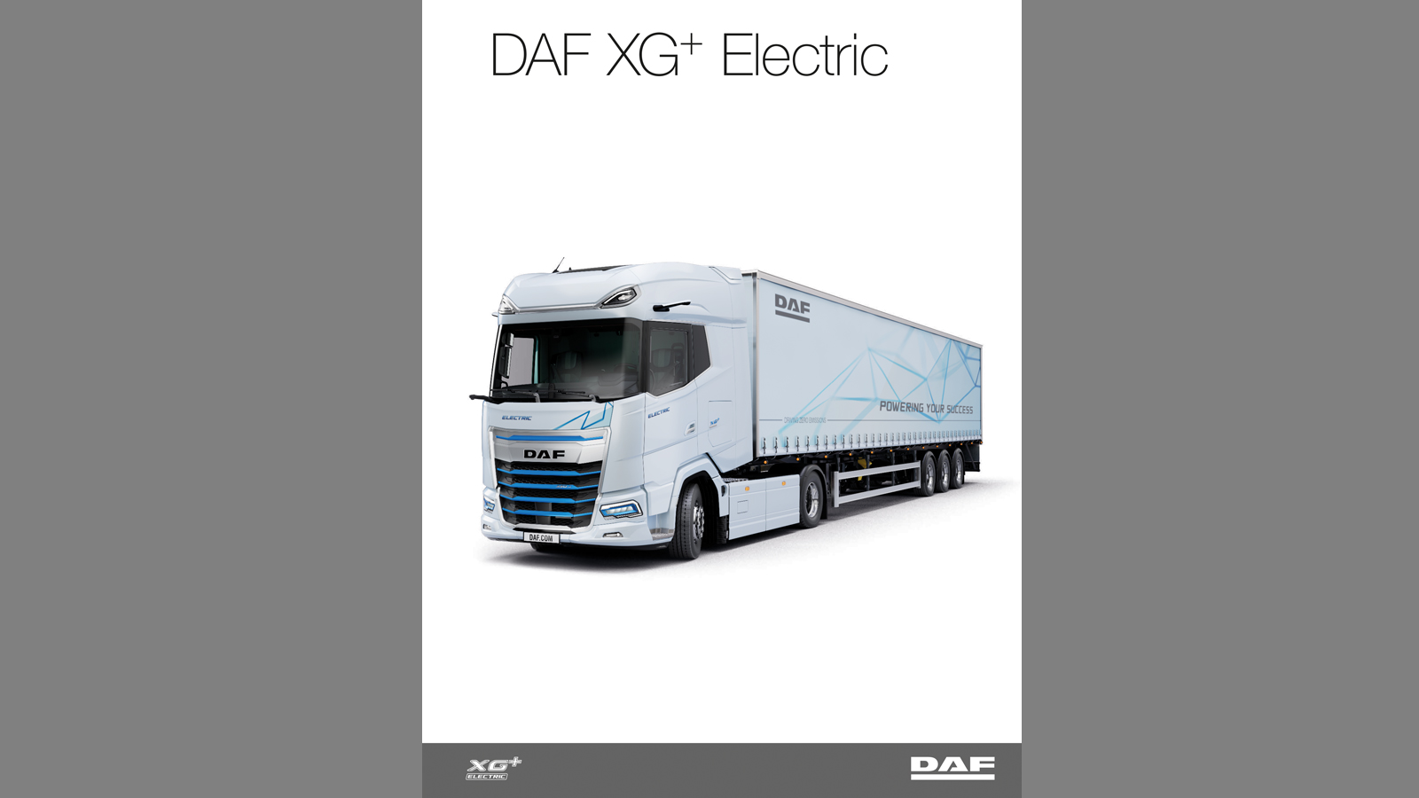 DAF XF, XG y XG⁺ Electric - DAF Vehiculos Industriales